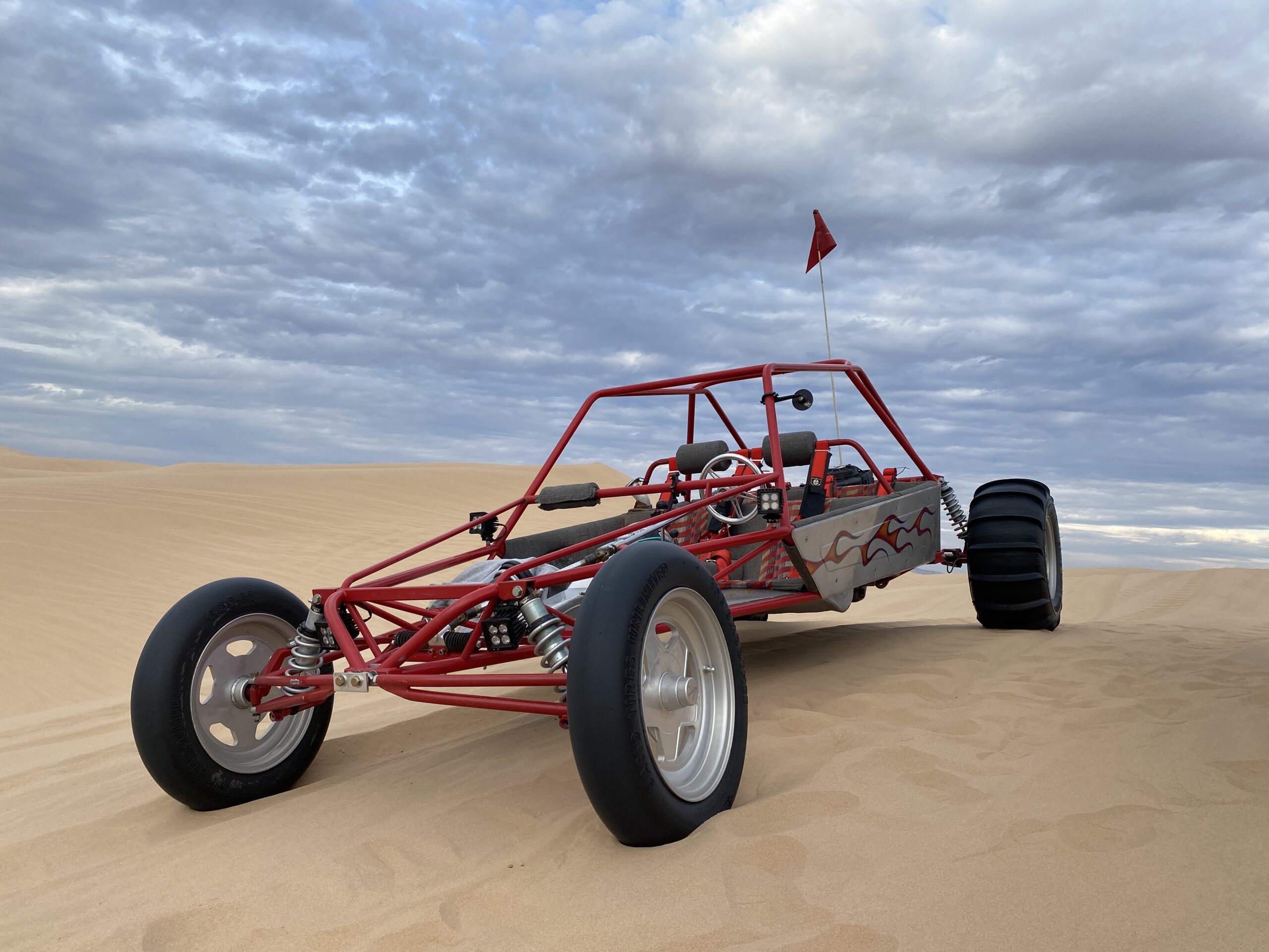 Sandrail mfg turbo rotary car with trailer – Famous Whip Sales
